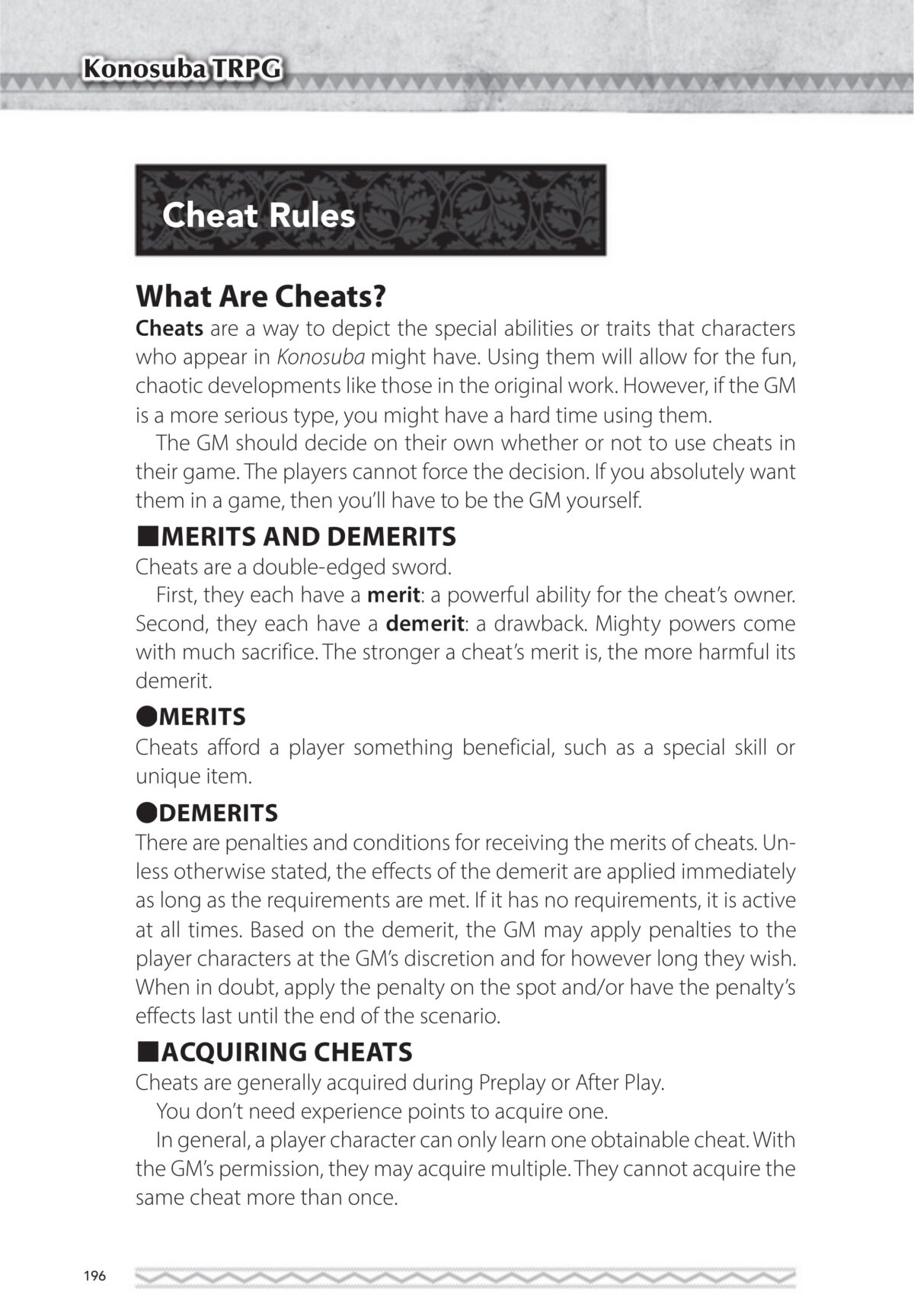 Konosuba TRPG: Overview und Review